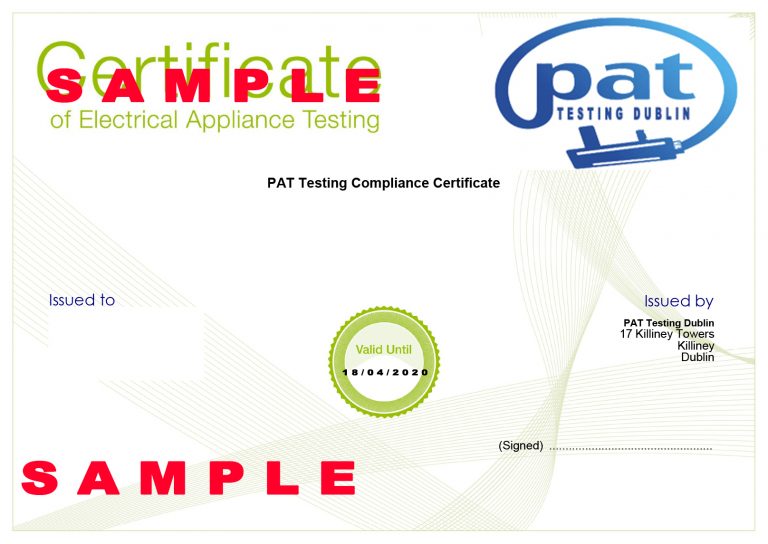 PAT Testing certificates for market traders|Last minute PAT testing certs